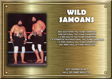 The Wild Samoans enter the GERWECK.NET Hall of Fame | Gerweck.net